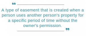 What is An Easement By Prescription? - Schorr Law
