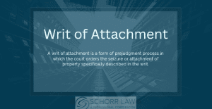 What is a Writ of Attachment in California - Requirements