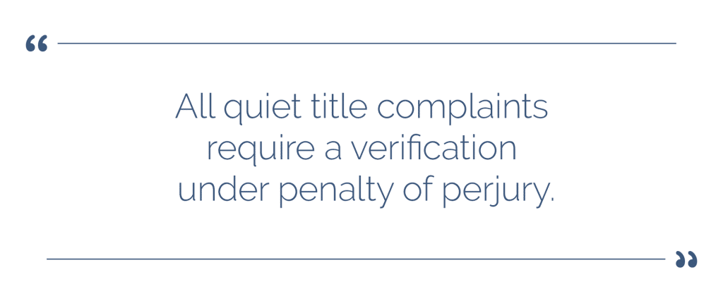 What Is A Quiet Title Action Lawsuit in California [GUIDE]